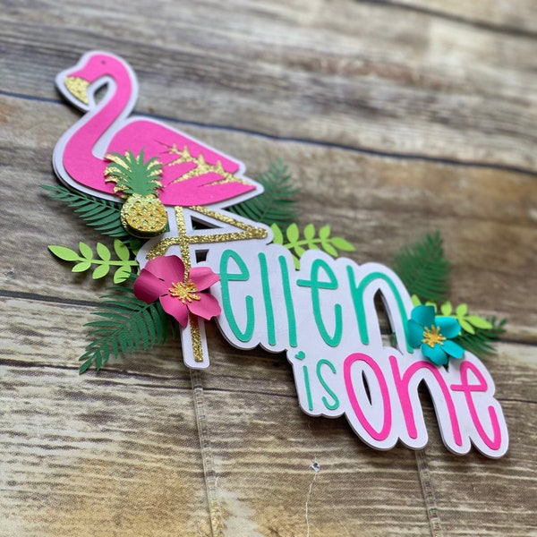 Flamingo Cake Topper - Etsy