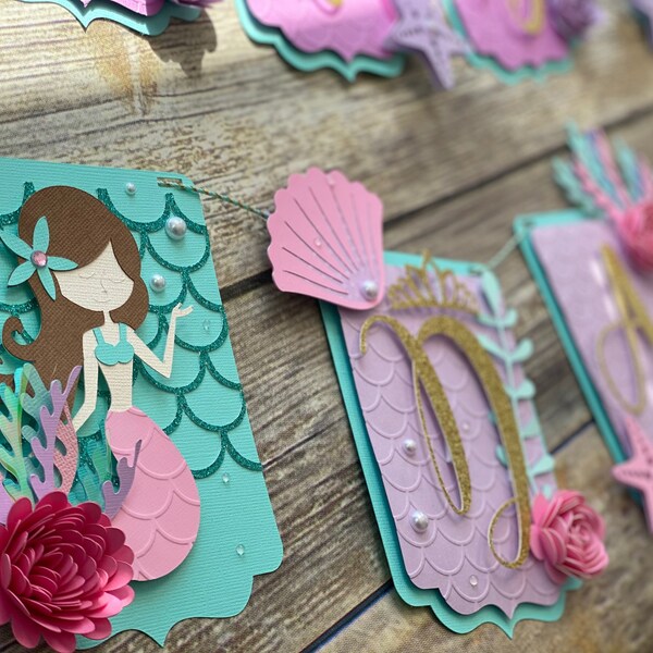 Mermaid Banner - Etsy