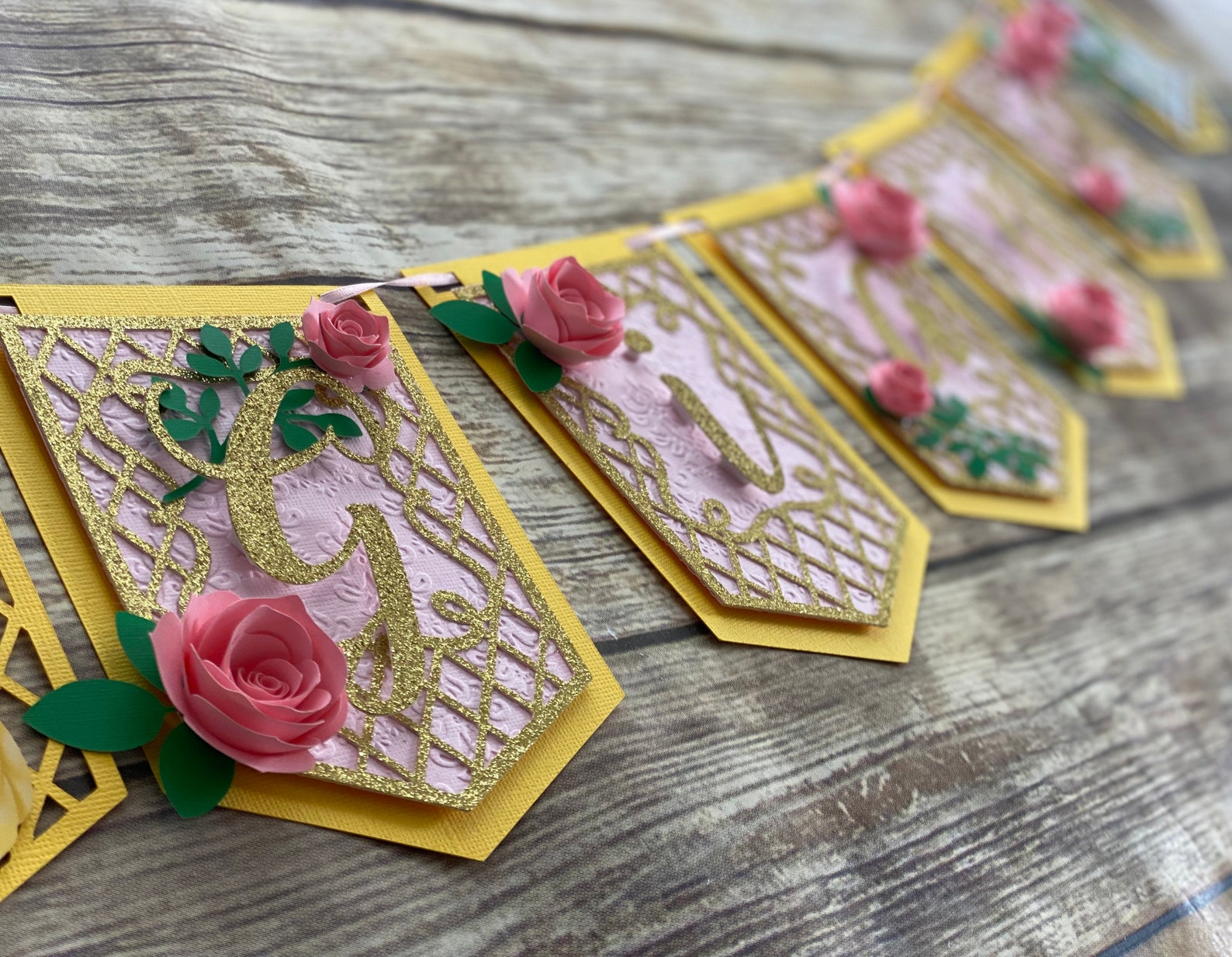 Beauty Banner Birthday Banner Princess Banner - Etsy