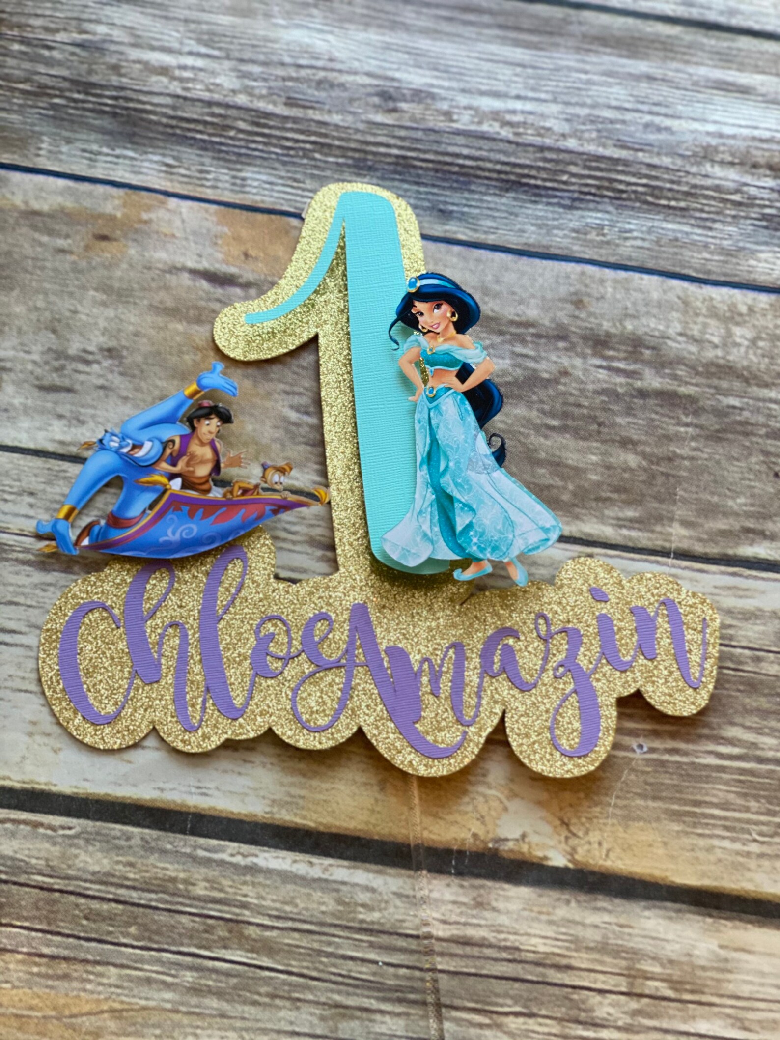 Princess Cake Topper Number Cake Topper | Etsy Canada