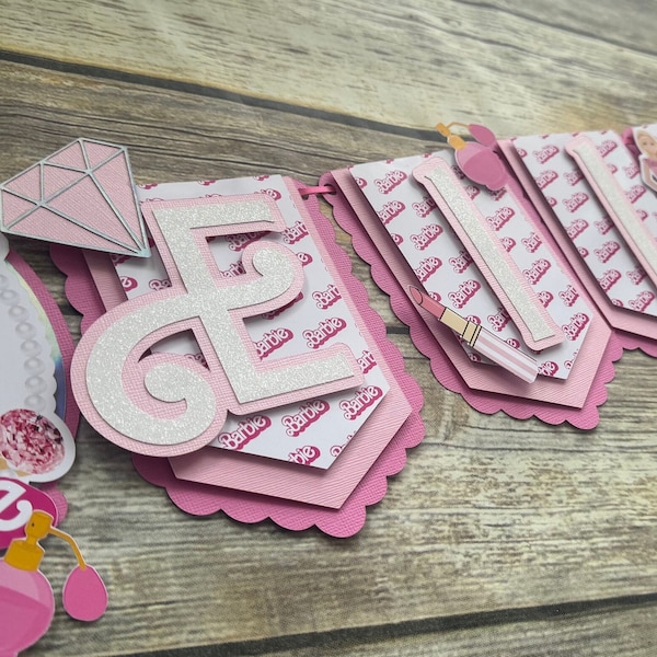 Barbie Banner - Etsy