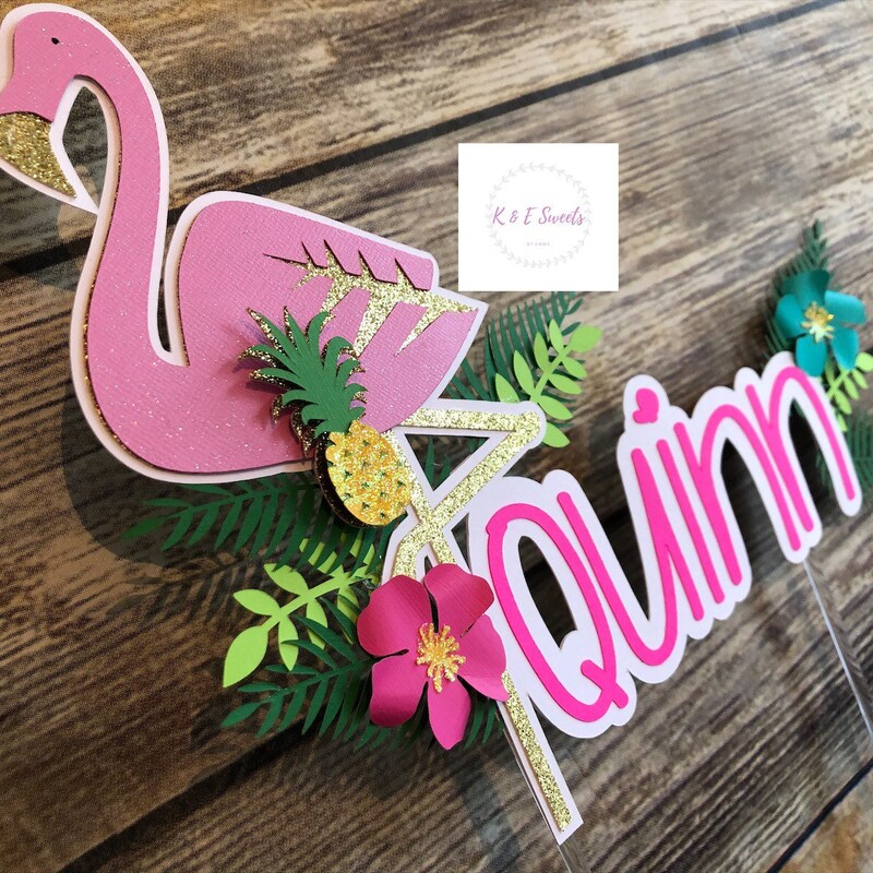 Flamingo Cake Topper - Etsy