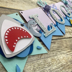 Shark Mermaid Banner, Mermaid Party, Shark Party - Etsy