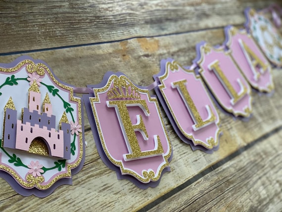 Princess Banner Princess Party Princess - Etsy