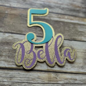 Princess Cake Topper, Number Cake Topper - Etsy Canada