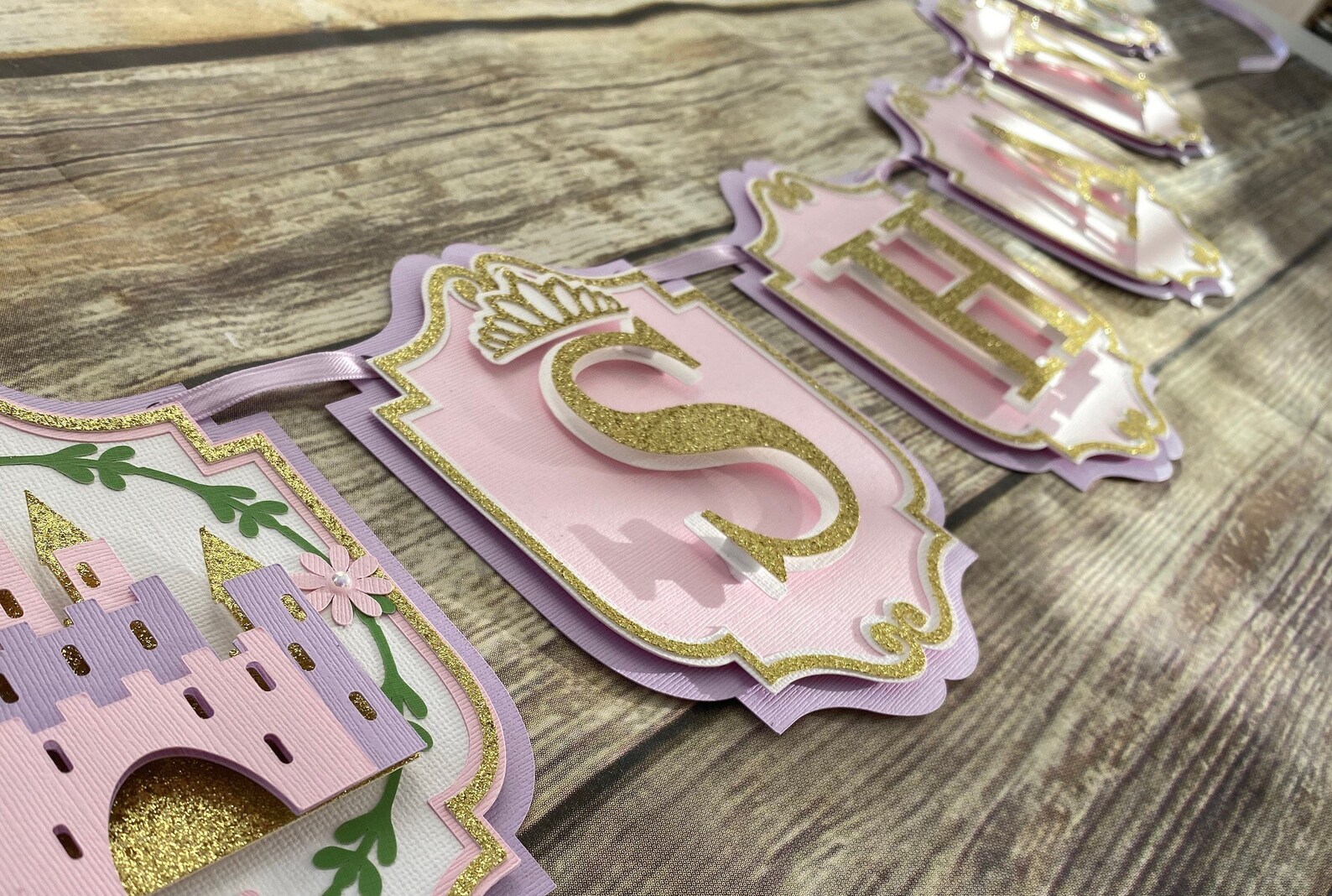 Princess Banner Princess Party Princess - Etsy