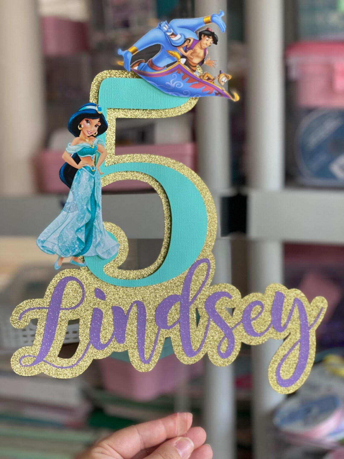 Princess Cake Topper Number Cake Topper - Etsy