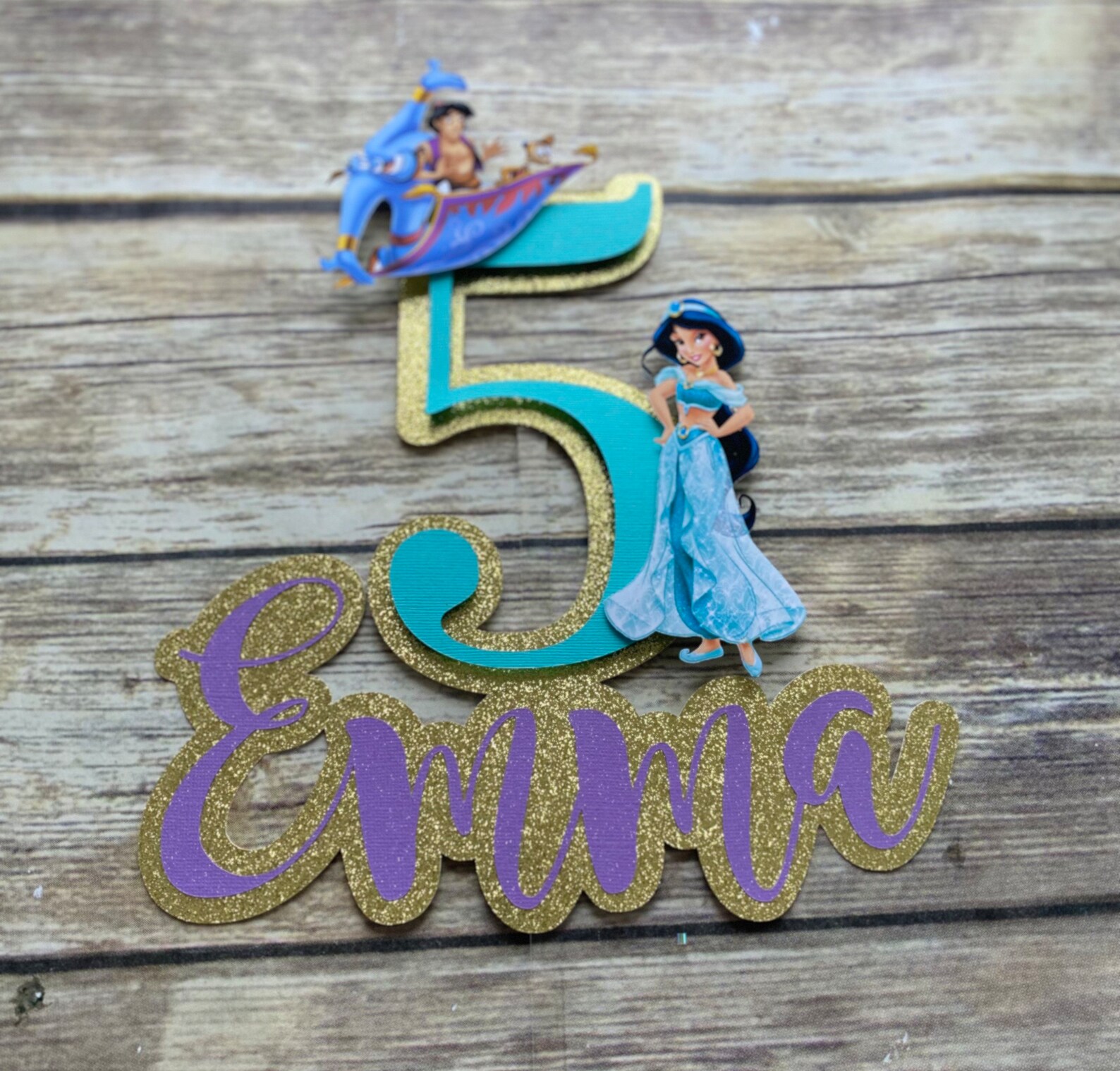 Princess Cake Topper Number Cake Topper - Etsy Canada
