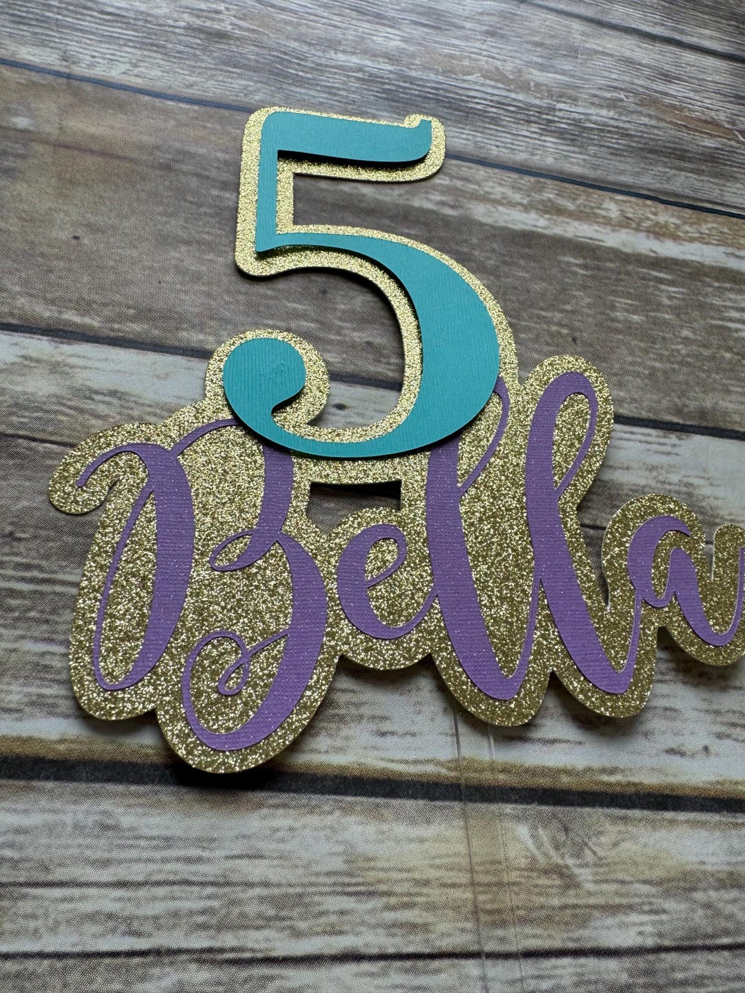 Princess Cake Topper, Number Cake Topper - Etsy