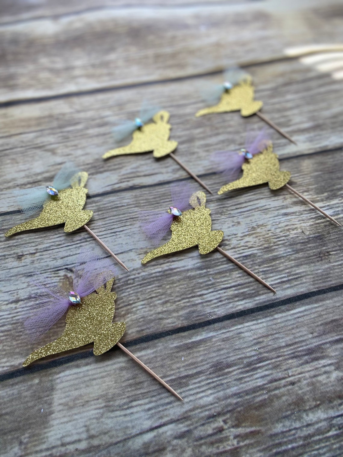 Genie Lamp Toppers Princess Toppers Cupcake Toppers - Etsy