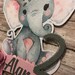 Elephant Cake Topper, Elephant Topper, Cake Topper, Birthday Elephant ...