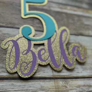 Princess Cake Topper, Number Cake Topper - Etsy Canada