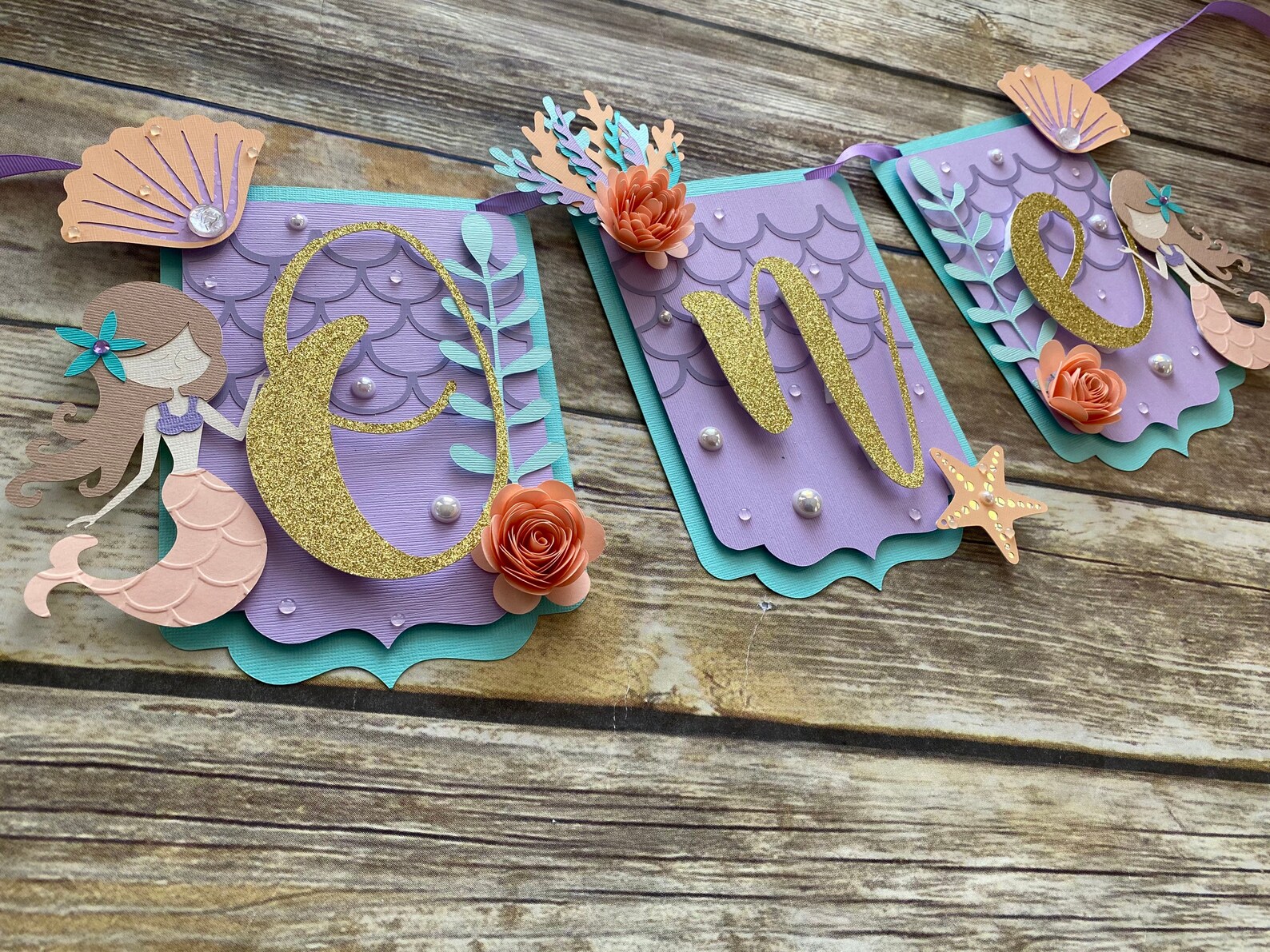 Mermaid Banner Mermaid Party Mermaid Banner High Chair - Etsy