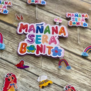 Manaña Sera Bonito Cake Topper, Karol Party, Manana Topper, Latin Party ...