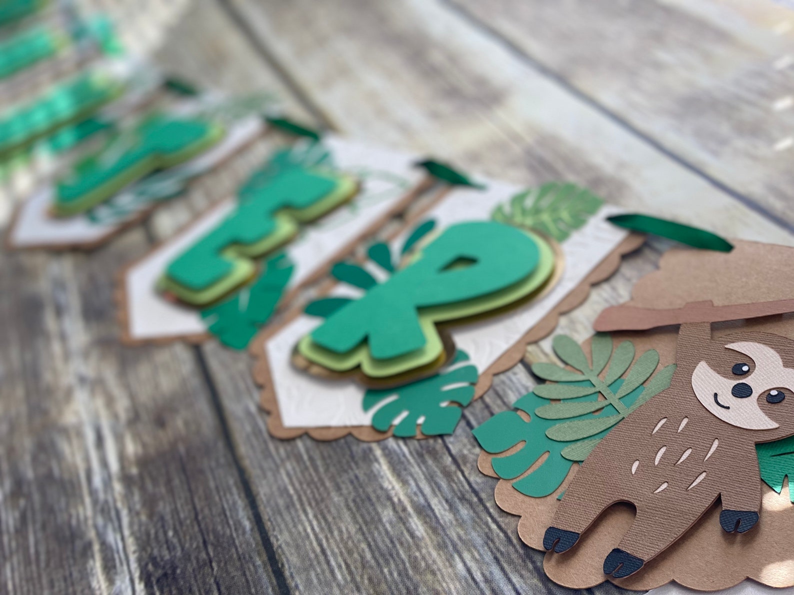 Sloth Banner Sloth Party Sloth - Etsy