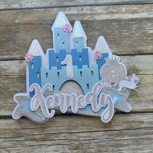 Princess Cake Topper, Cake Topper, Castle Topper, Purple, Pink - Etsy