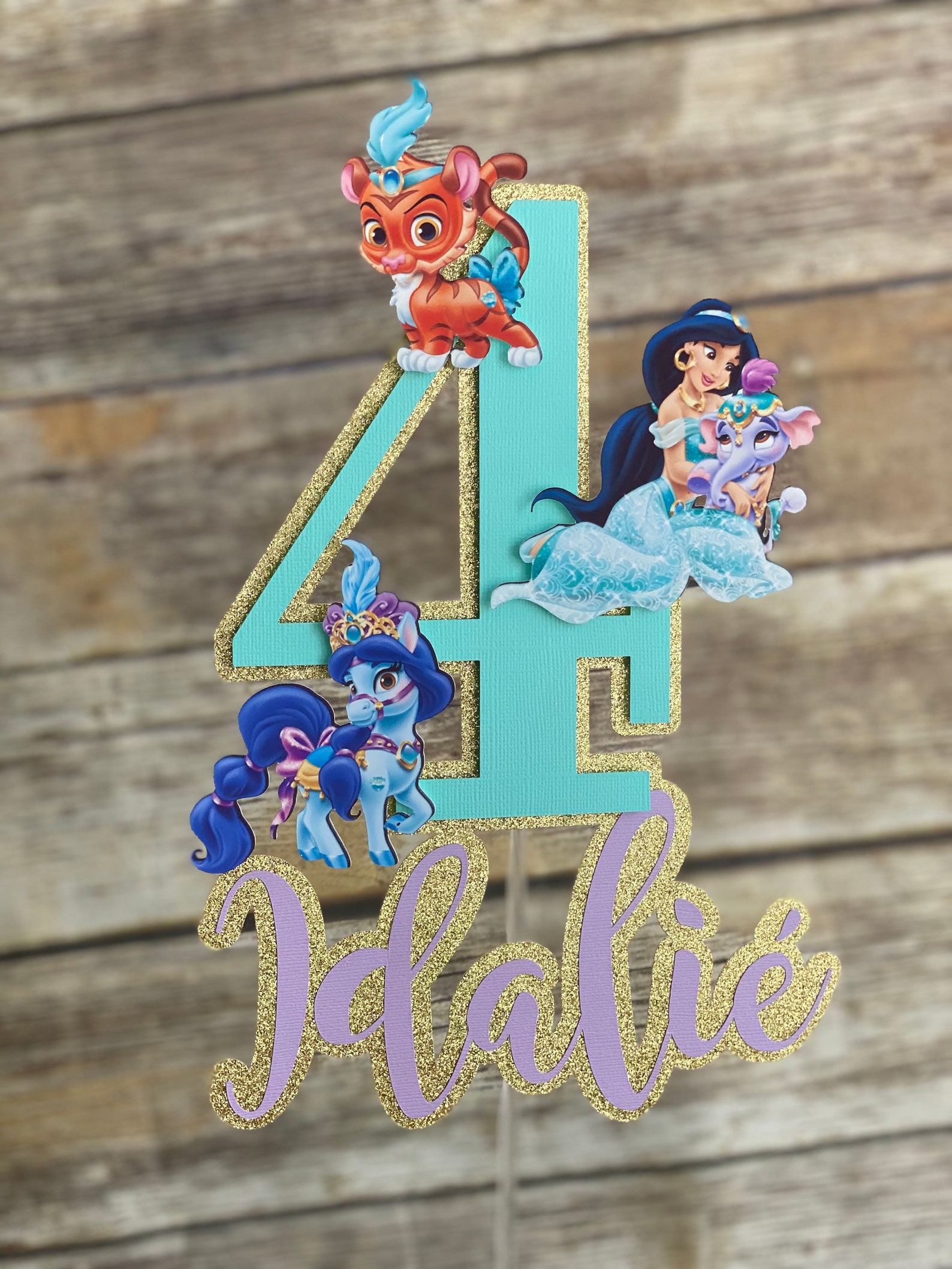 Princess Cake Topper Number Cake Topper | Etsy Canada