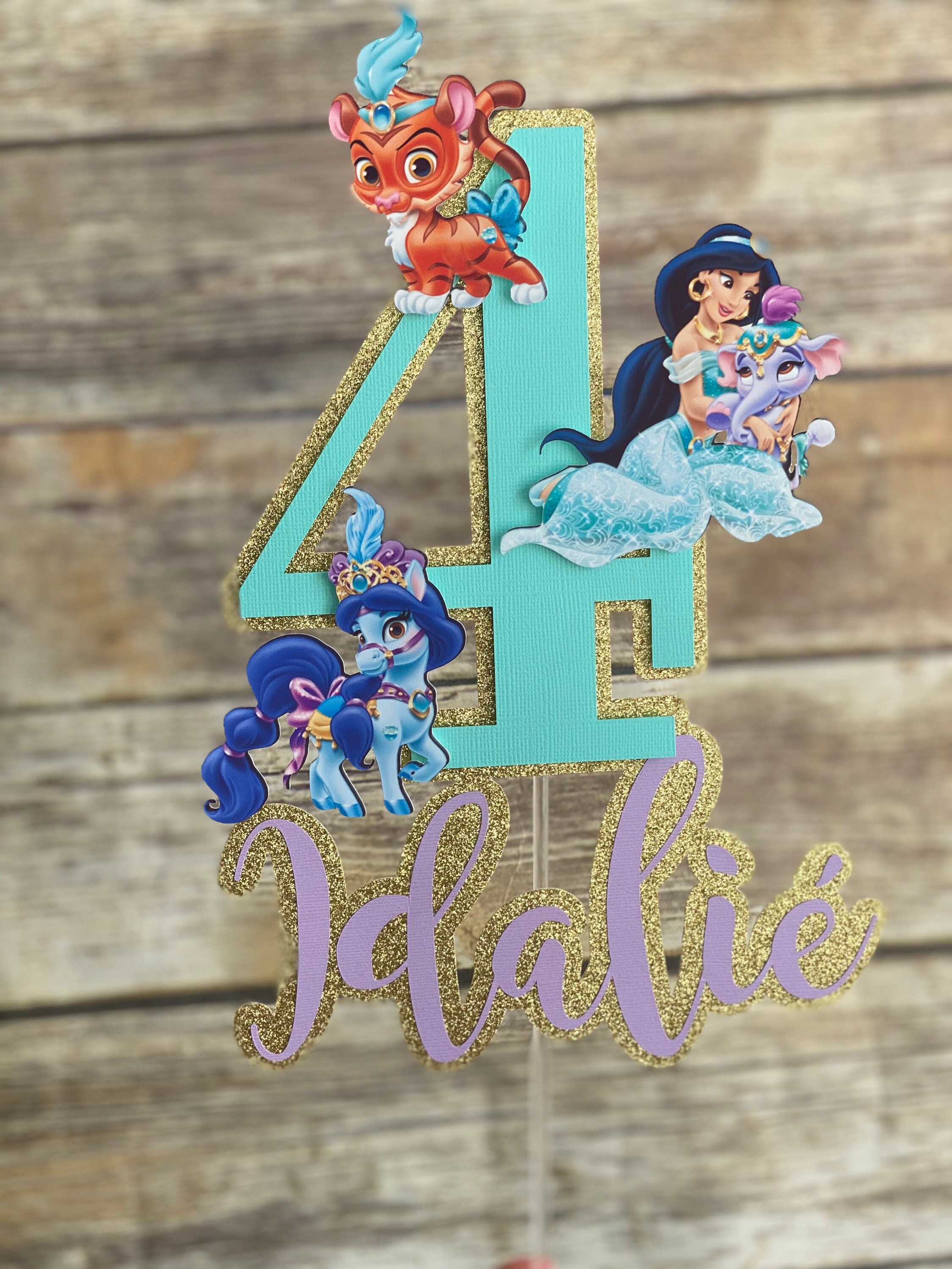 Princess Cake Topper Number Cake Topper | Etsy