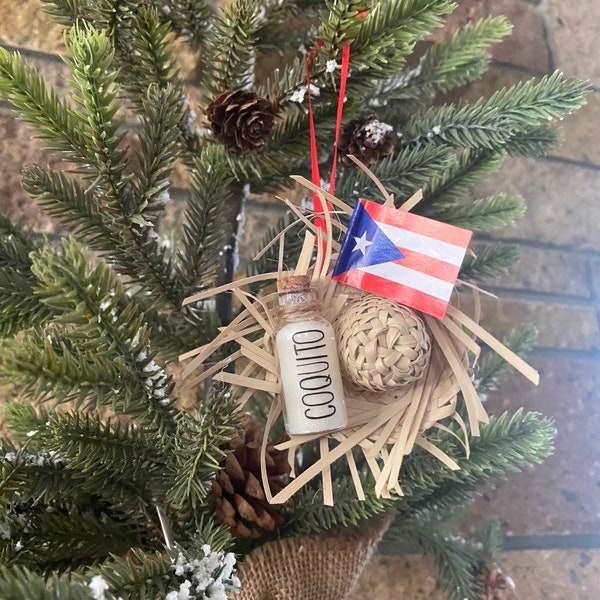 Puerto Rico Christmas Ornament - Etsy