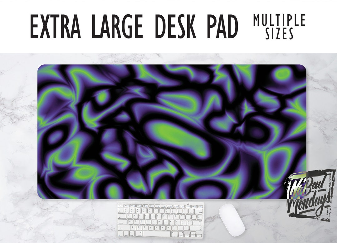 Lava Hologram Desk Mat, Home Office, Office Decor, Trendy Workspace ...