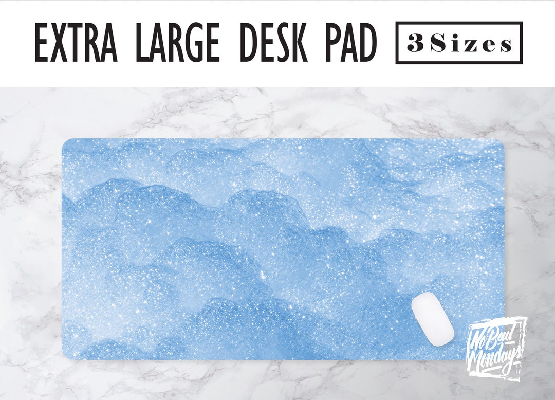 Bubble Sparkles Desk Mat, Office Decor, Home Office, Work Essentials ...