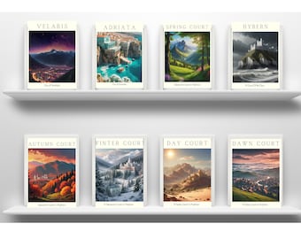 ACOTAR Spring Court Travel Poster - Etsy