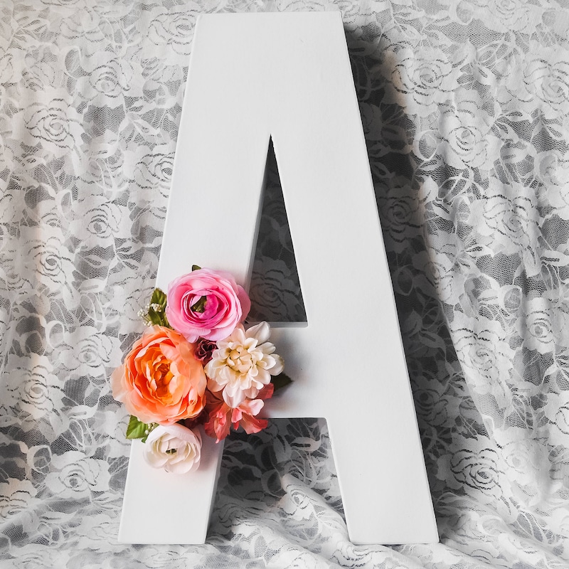 Flower Letters - Etsy