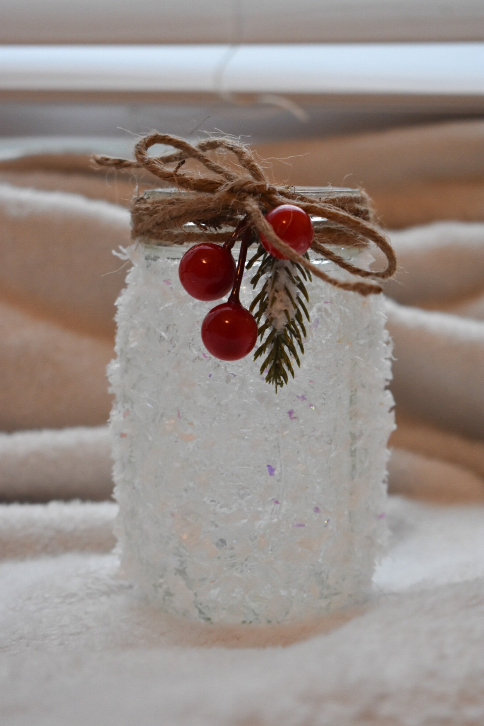 Snow Flake Mason Jar, Winter Mason Jar, Christmas Decor, Winter Decor ...