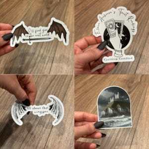 ACOTAR Cute Stickers, Rhysand Stickers, Rhysand and Feyre, A Court of ...