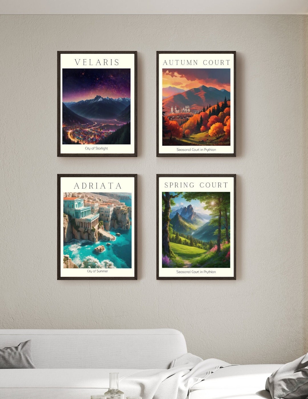 ACOTAR Travel Posters Digital Art, Download Poster, Mug, Shirts ACOTAR ...