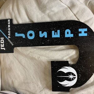 Star Wars Jedi Space Painted Letter, Painted Letter Star Wars Nursery ...