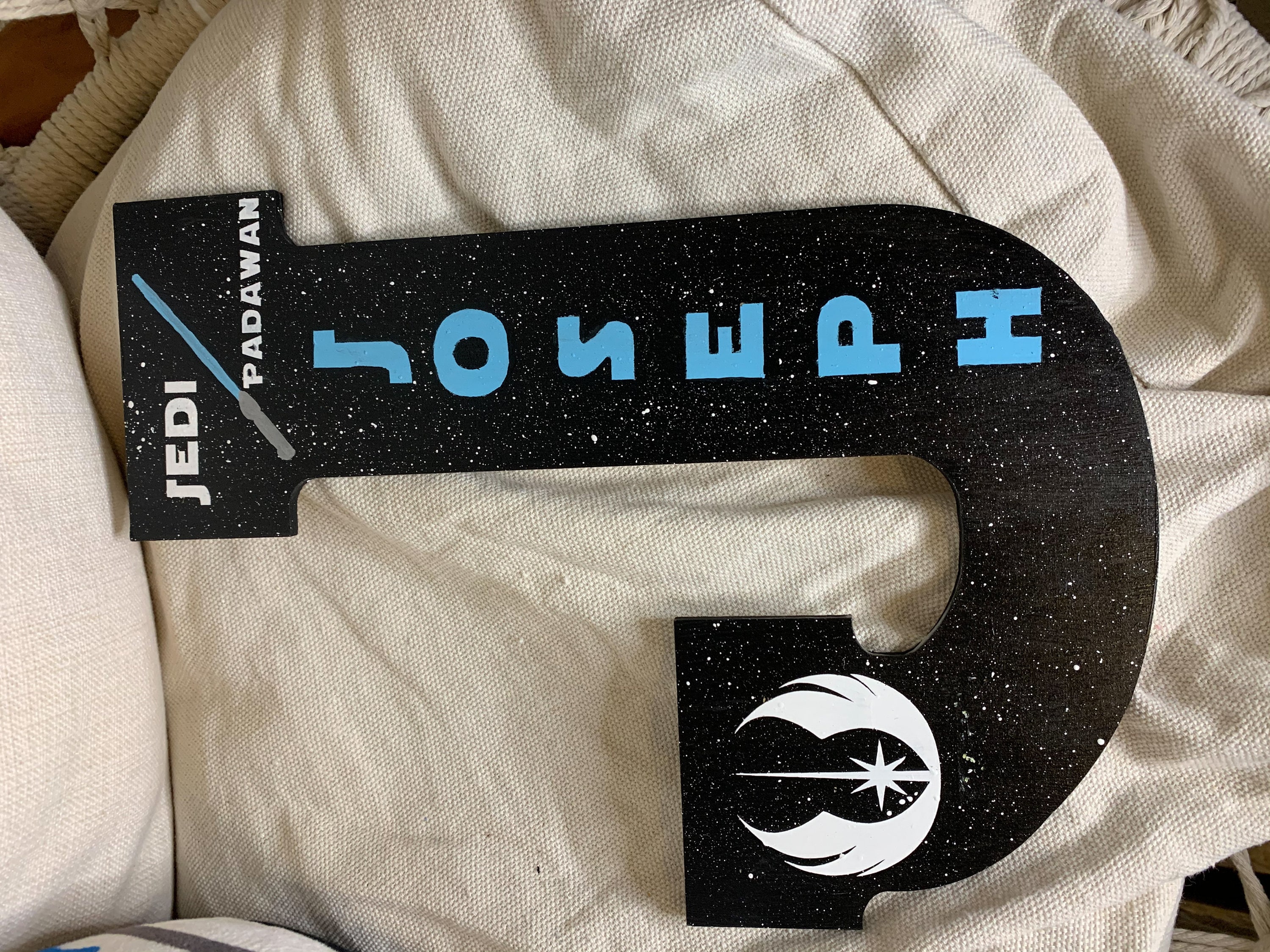 Star Wars Jedi Space Painted Letter, Painted Letter Star Wars Nursery ...