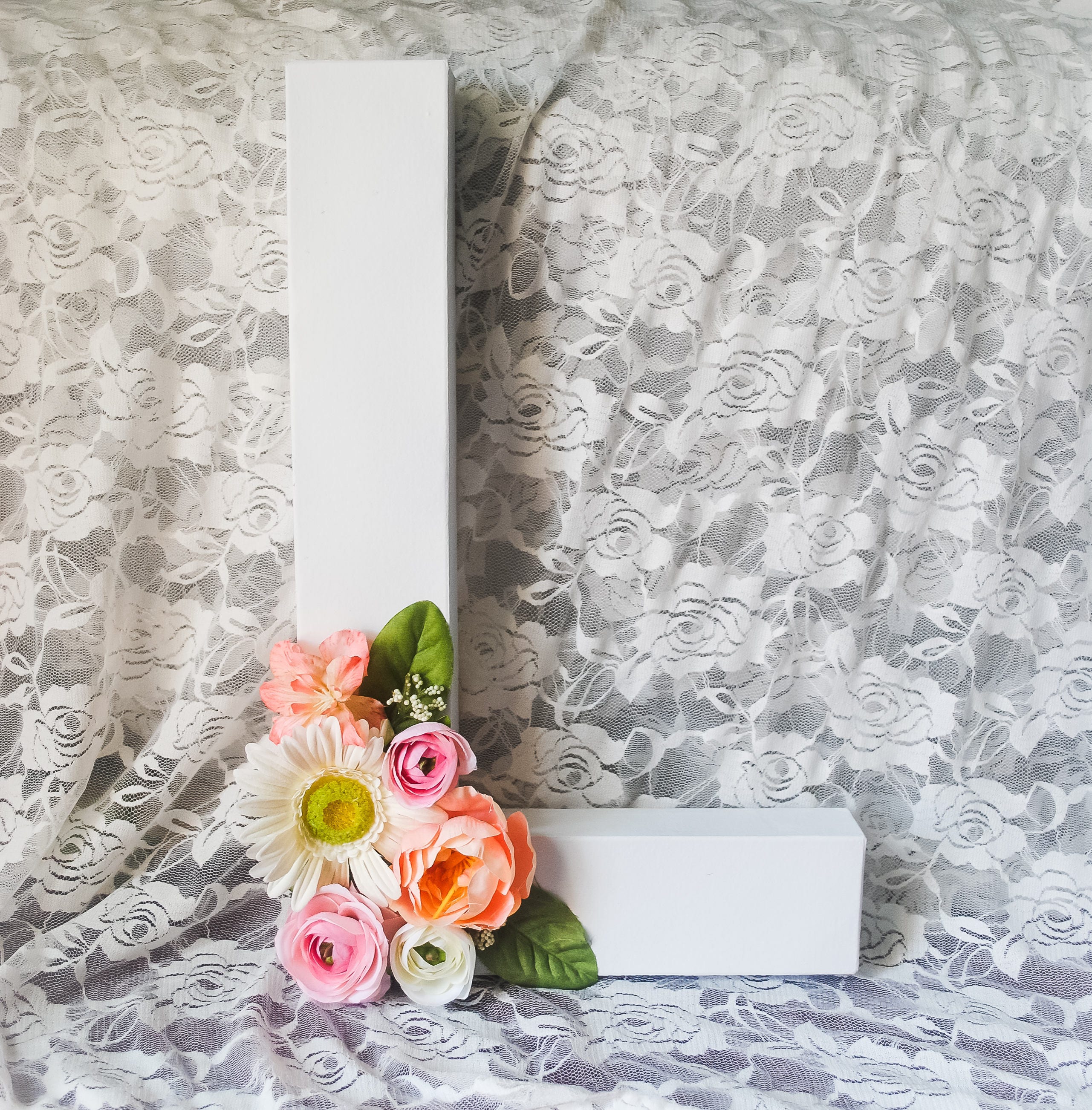 Flower Letter, Simple, Floral Letters, 16" X 10", Large Floral Letter ...