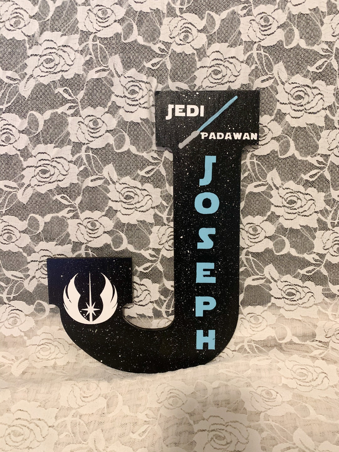 Star Wars Jedi Space Painted Letter, Painted Letter Star Wars Nursery ...
