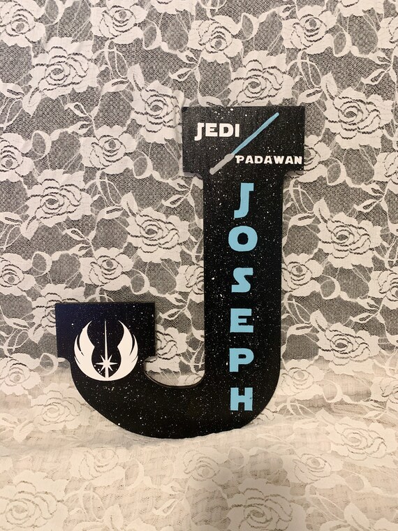 Star Wars Jedi Space Painted Letter Painted Letter Star Wars | Etsy