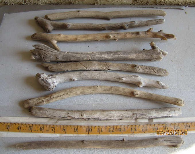 Driftwood-bundles of 5 Drift Wood Pieces-mobiles-10 to 35 Wood Rods ...