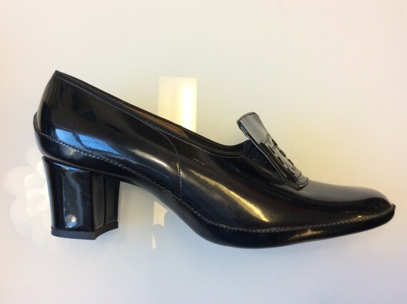 1960 Mod Shoes / Authentic vintage patent leather Sho… - Gem