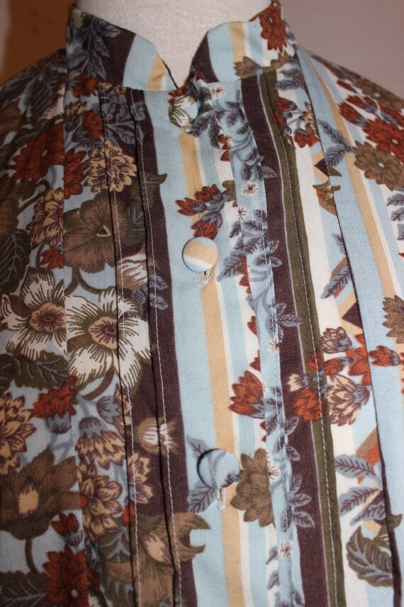 1970 maxi interior dress / Long Vintage Bathrobe with… - Gem