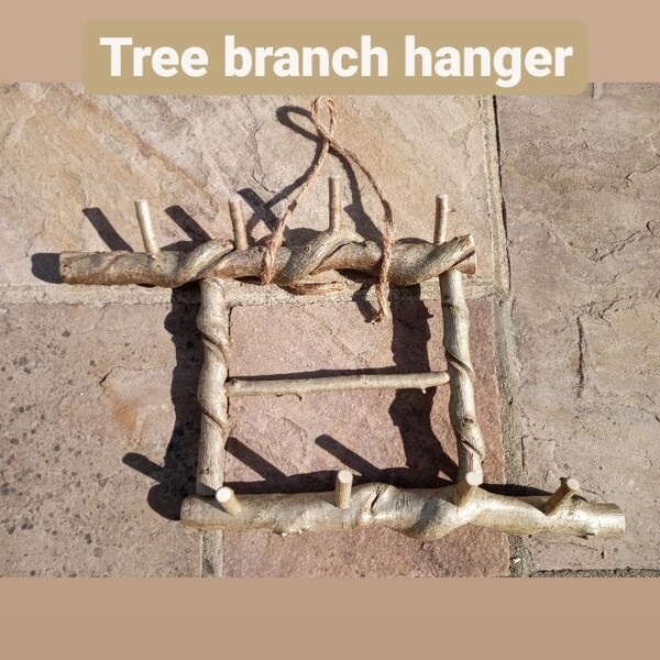 Tree Branch Hanger - Etsy