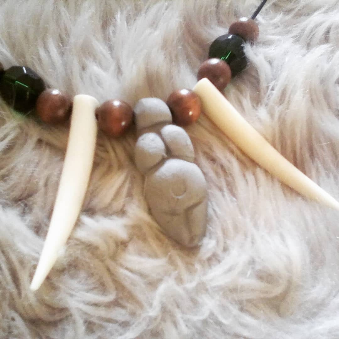 Goddess Pendant Necklace. Primal Neolithic Shamanic Pagan Shaman Druid ...