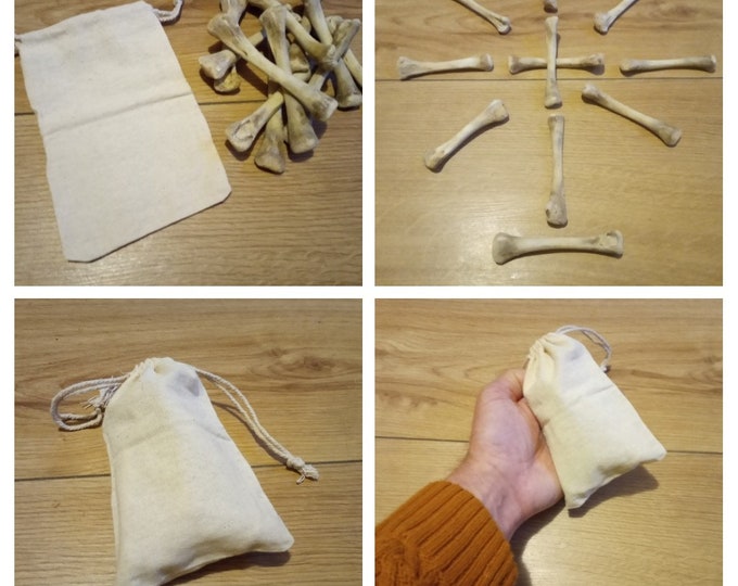 Chicken Bone Throwing Oracle Set N09 Hoodoo Voodoo Bones Curios Ritual ...