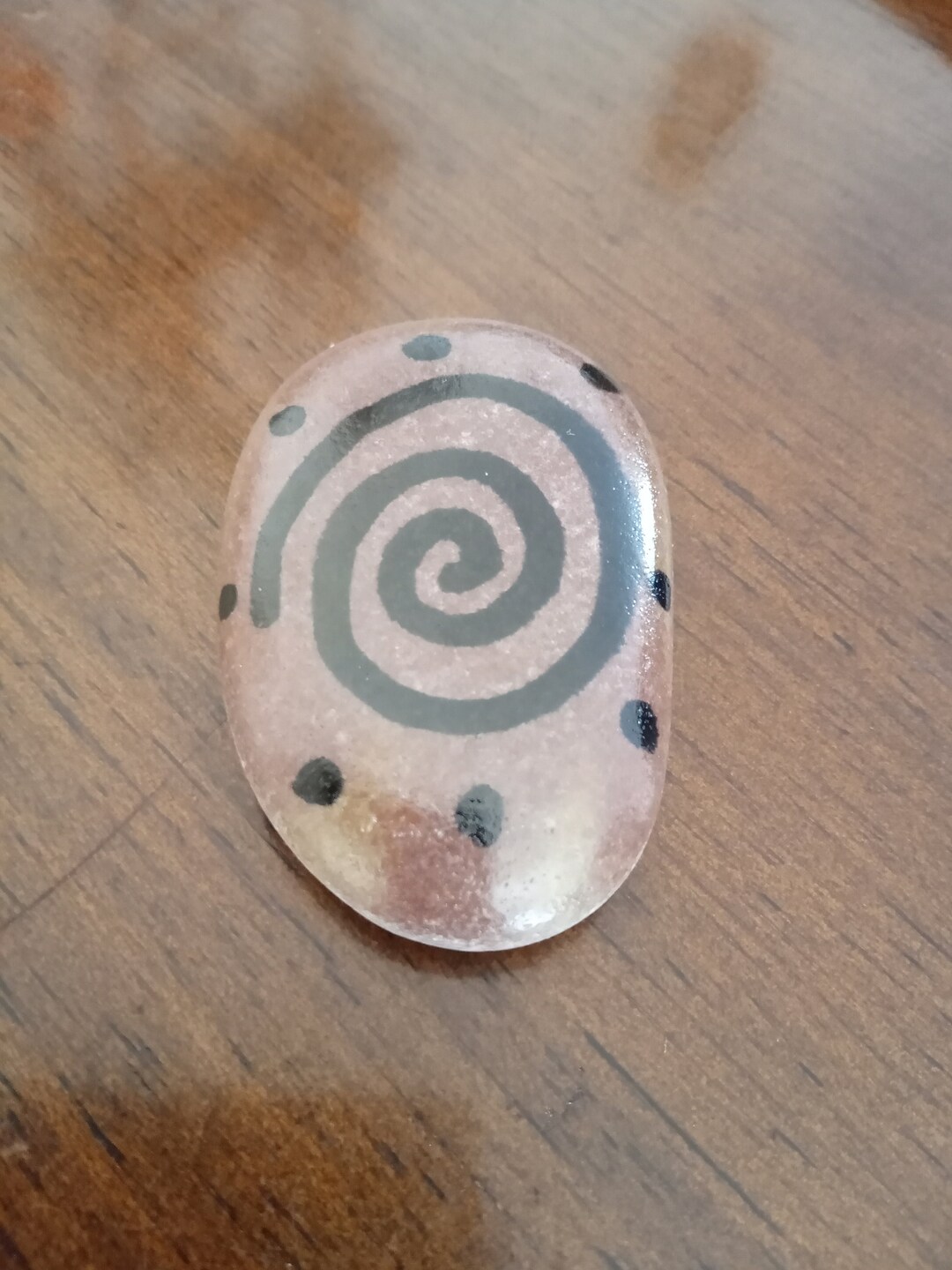 Spiral Goddess Stone Painted Spirals Celt Stones Pict - Etsy UK