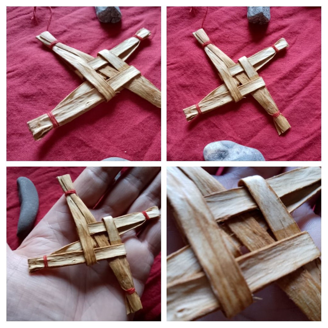Brigids Cross rowan Scottish Pagan Goddess Fire Protection Folkcrafts ...