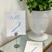 Blue Watercolor Table Numbers (1-26) - Digital Download - Etsy