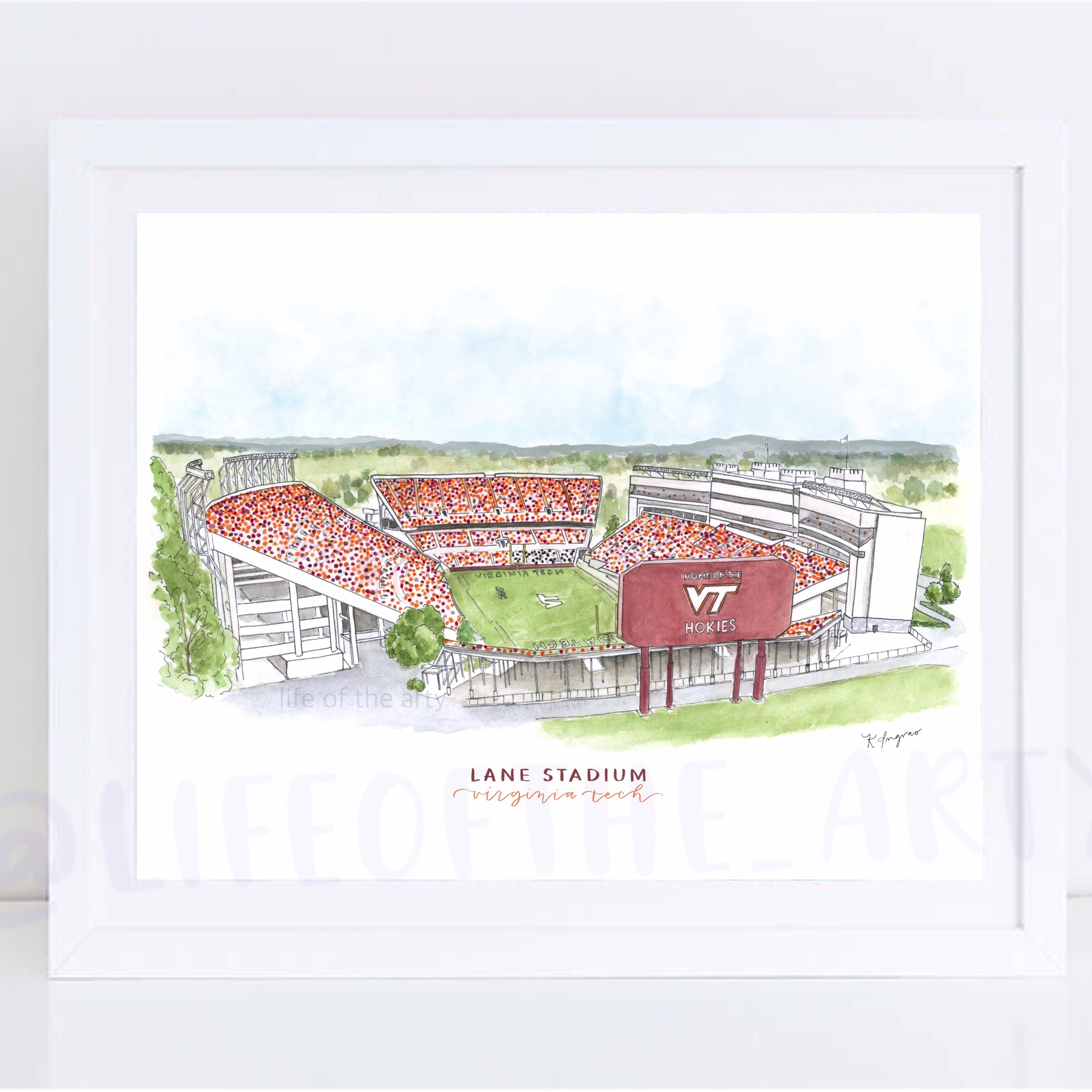 Lane Stadium - Etsy