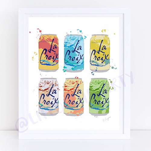 La Croix Multi Print Wall Decor | Etsy