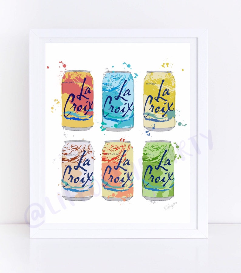La Croix Multi Print Wall Decor | Etsy