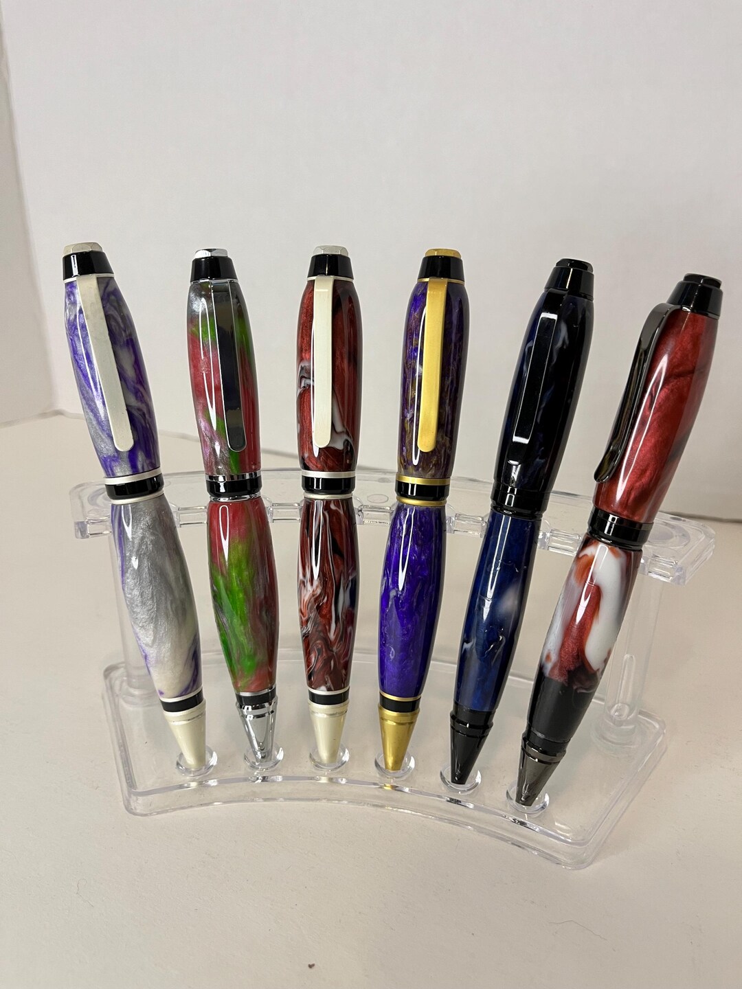 Variety of Acrylic Hand Crafted Pens - Etsy