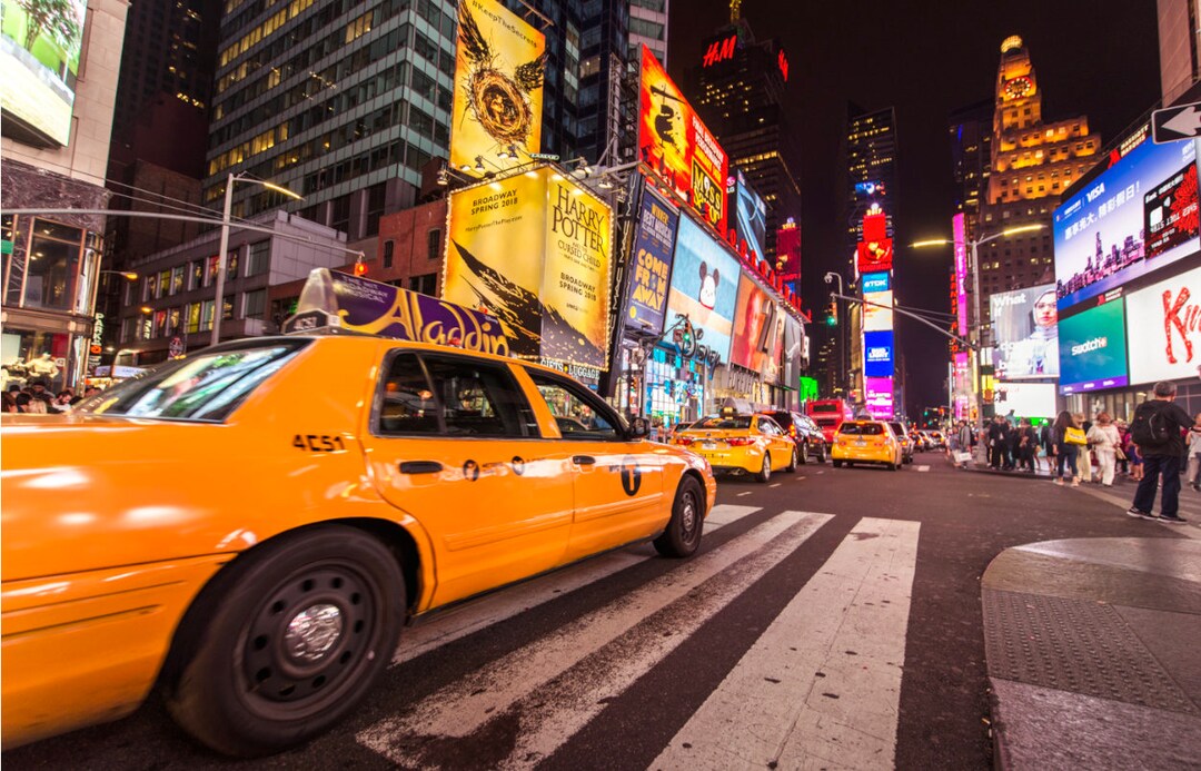 Times Square Print A4 A3 - Etsy
