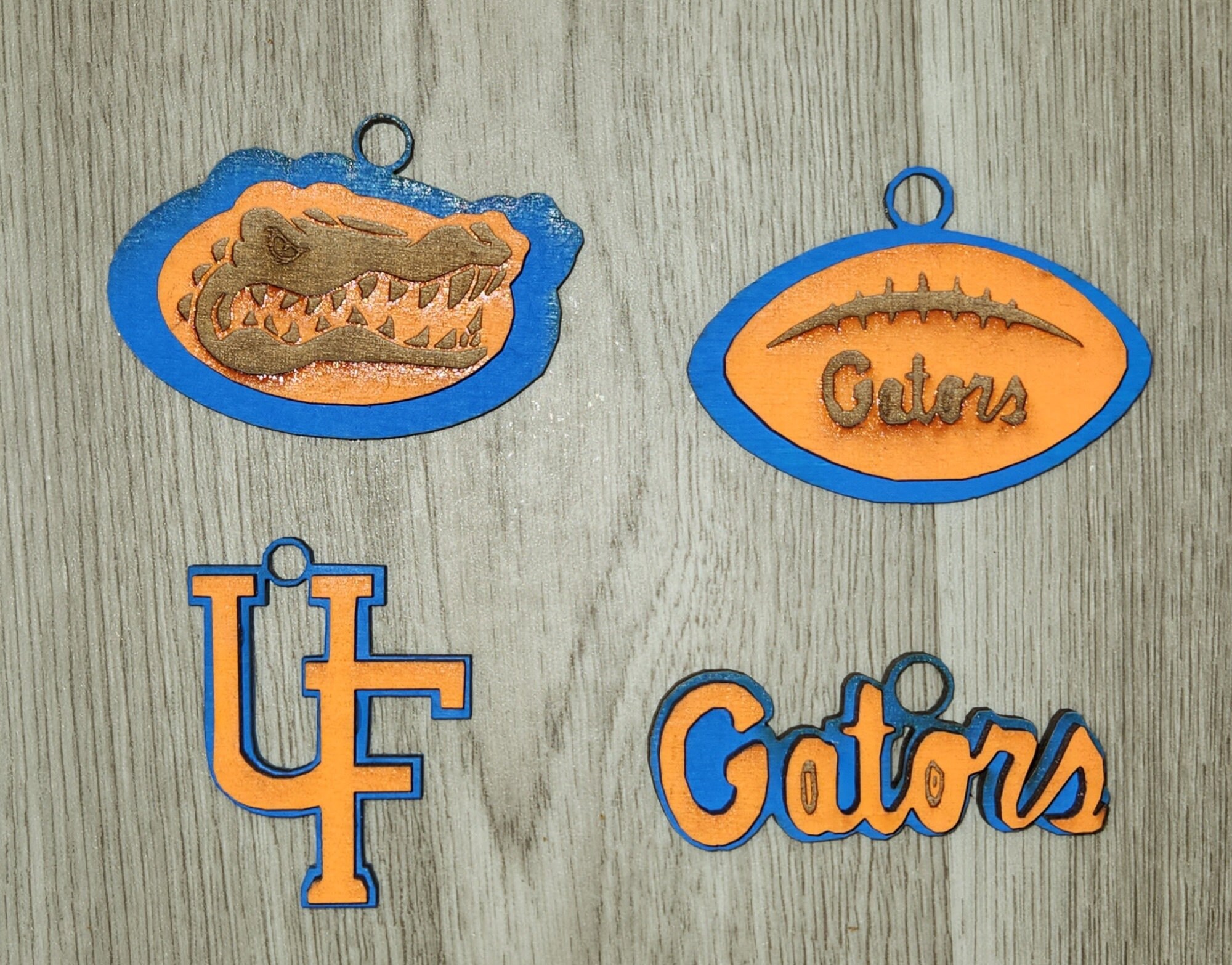 Gator Themed Ornament Set / Tree Topper - Etsy